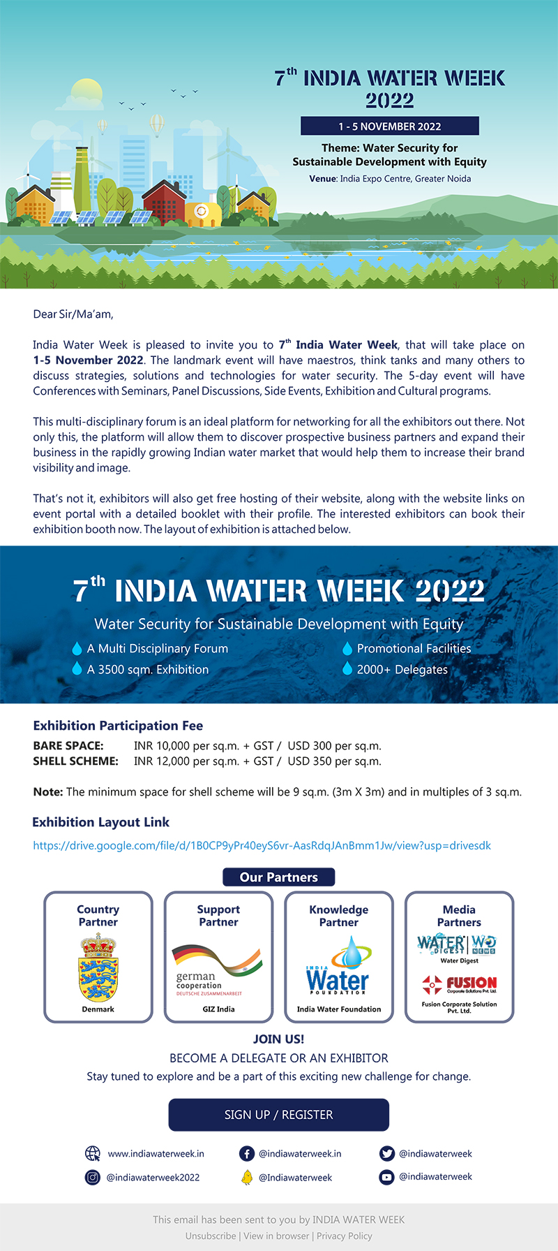7th India Water Week 2022 (1-5 Nov, 2022) – India Water Foundation