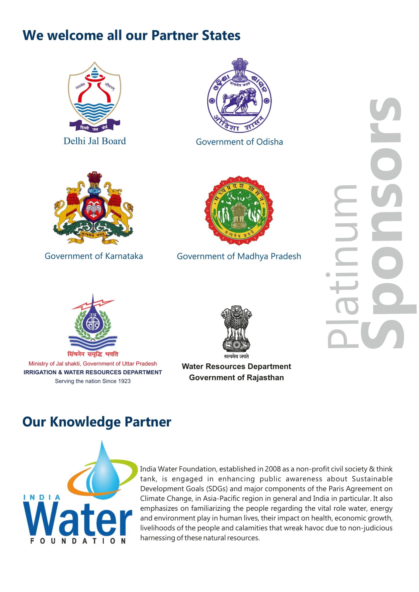 7th India Water Week 2022 (1-5 Nov, 2022) – India Water Foundation