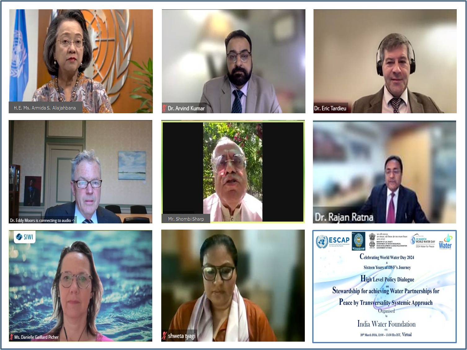 High Level Policy Dialogue on Stewardship for achieving Water ...